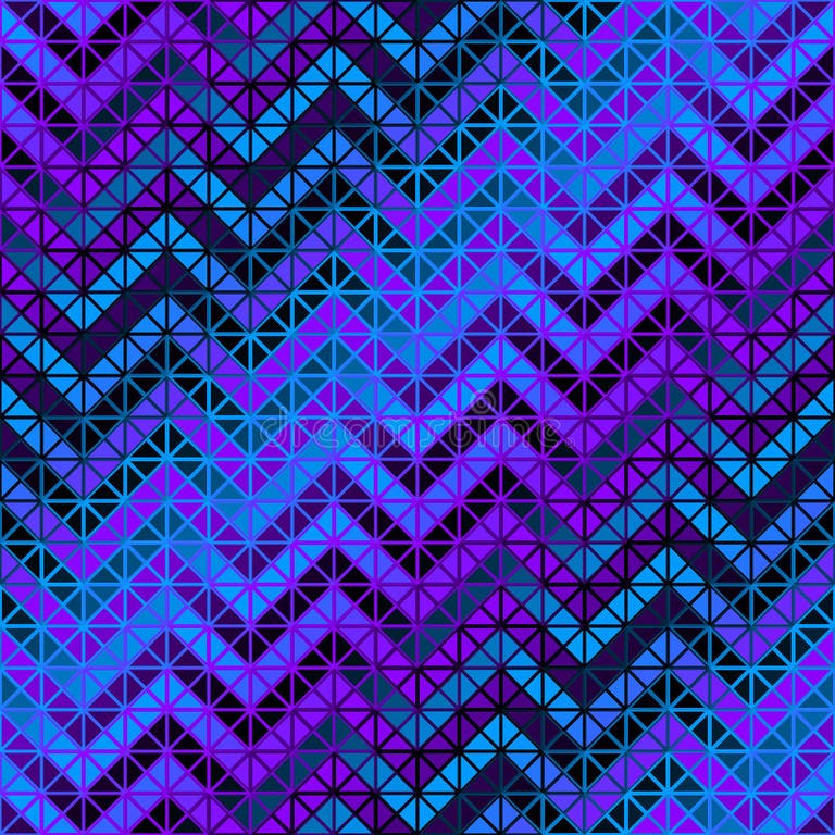Geometric Abstract Triangles Pattern. Aztec Chevron Style. Seamless ...