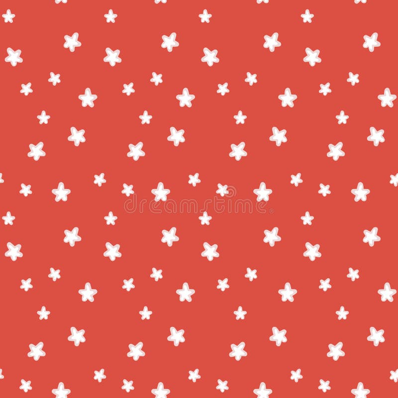 Abstract Seamless Vector Pattern with Five-pointed Stars Stock Vector ...