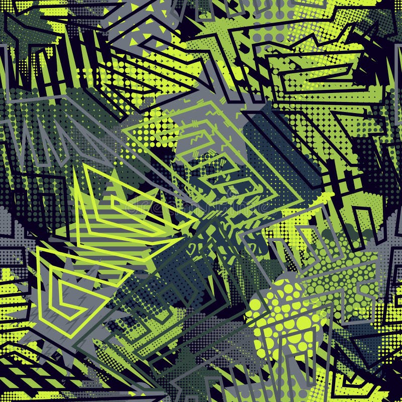 Abstract Seamless Vector Pattern for Girls, Boys, Clothes. Creative ...