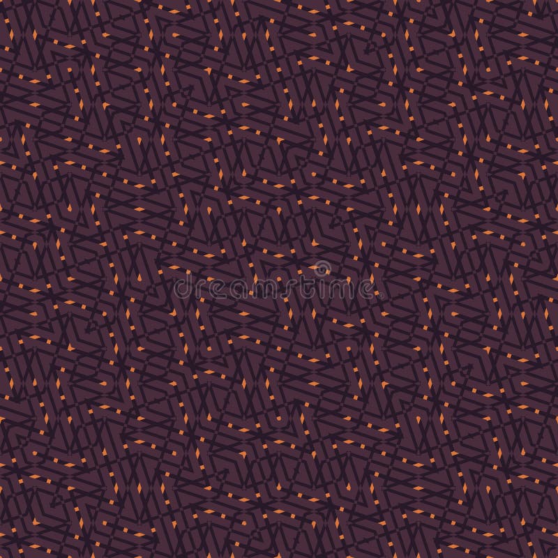 Abstract Seamless Vector Pattern Of Intersecting Diagonal Ornaments