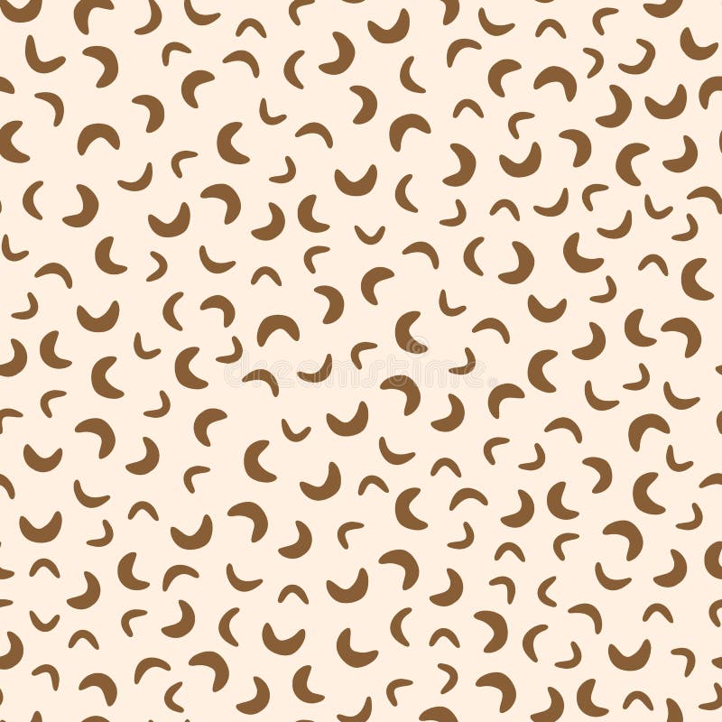 Abstract Seamless Vector Patterns. Brown Spots, Dots, Irregular ...