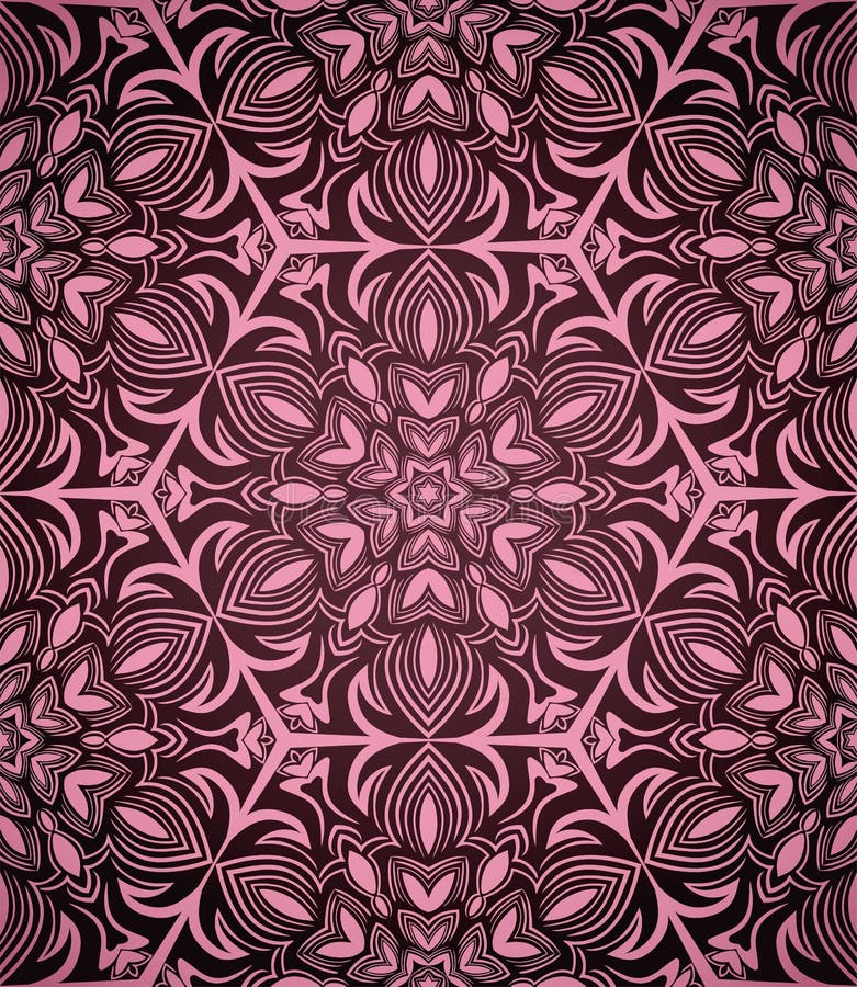 Abstract Seamless Wallpaper Stock Vector - Illustration of drawing ...