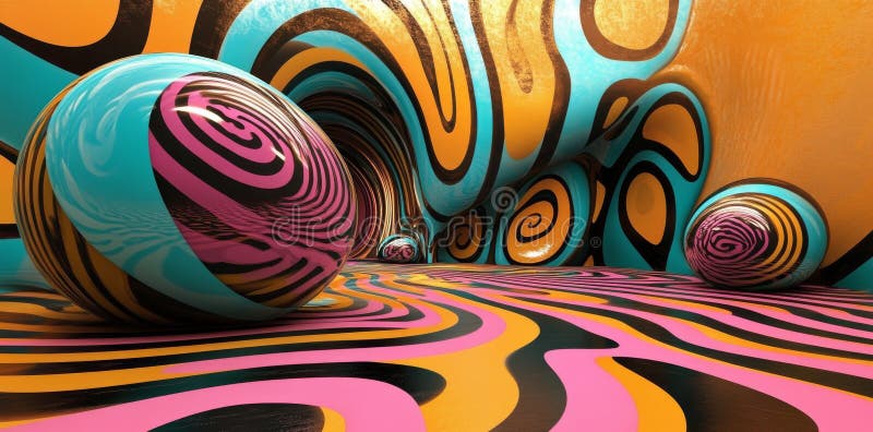 Abstract Seamless Wallpaper Pattern Background. Modern Illustration ...