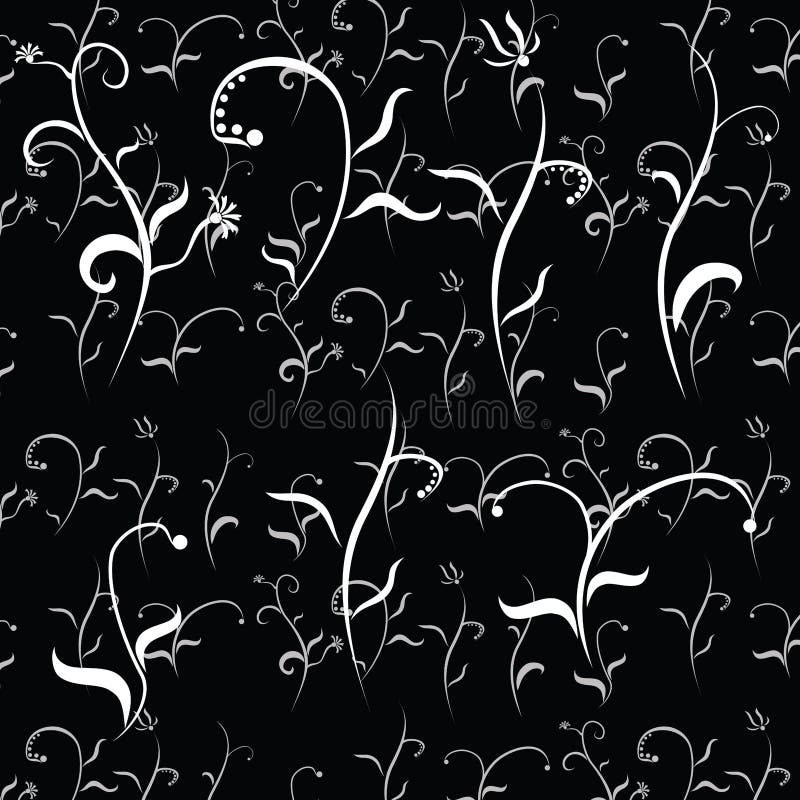 Abstract Seamless Wallpaper with Patterns. Raster Stock Illustration ...