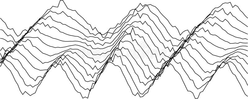 Abstract Seamless Wave Line Pattern Design for Art, Backgrounds, and ...