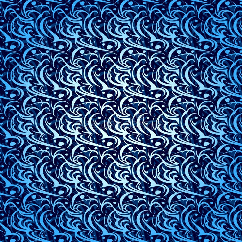 Abstract Seamless Wave Pattern Stock Vector - Illustration of seamless ...