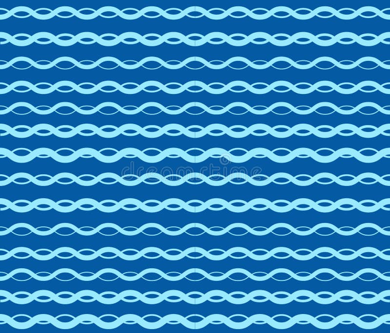 Abstract Seamless Wave Pattern. Wave Seamless Pattern Stock Vector ...