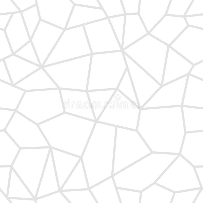 Abstract Seamless White Pattern Stock Vector - Illustration of geometry ...
