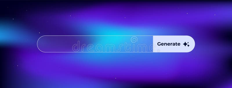 Abstract Search Bar with Gradient Colors and Simple Design Stock Vector ...