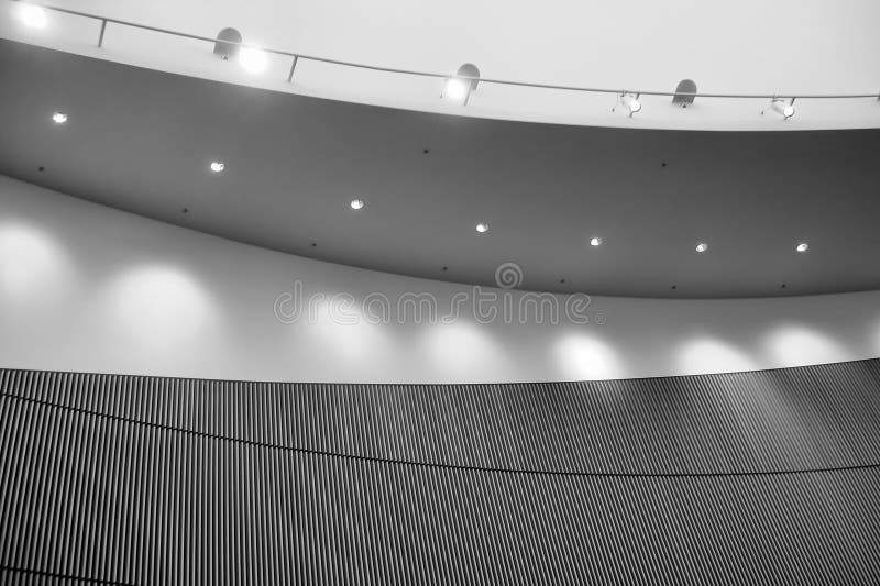 Abstract of a Section of Wall and Lights Stock Image - Image of wall ...