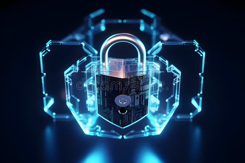 Abstract Security Digital Technology Background. Prevent Malware ...