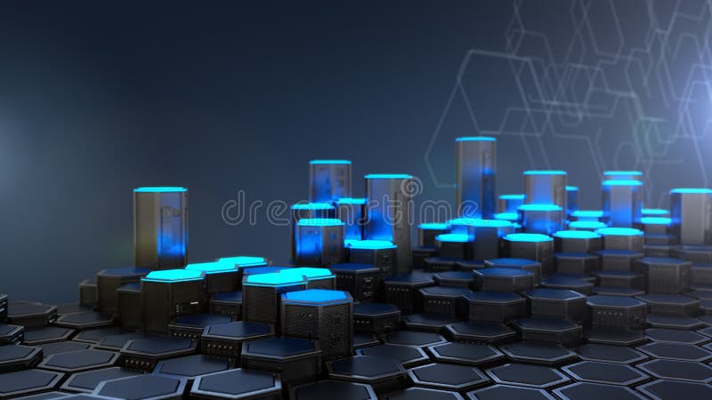 Abstract Security Technology Background Stock Image - Image of abstract ...