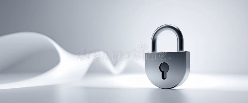 Abstract Security Technology Background with Lock Symbol. Stock Photo ...