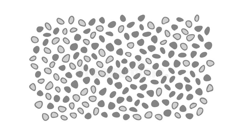 Abstract Seed or Bean Pattern Illustration Background, Nature Texture ...