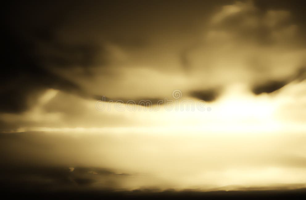 Abstract Sepia Cloud Background Stock Image - Image of horizontal ...