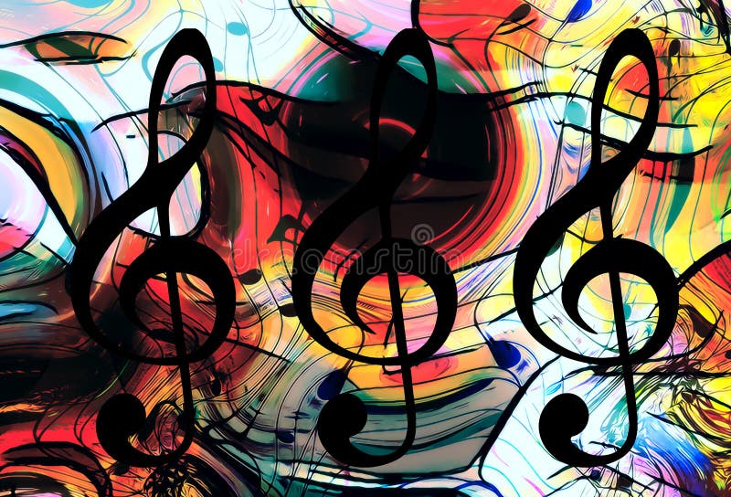 1+ Musical notes abstract collage Free Stock Photos - StockFreeImages
