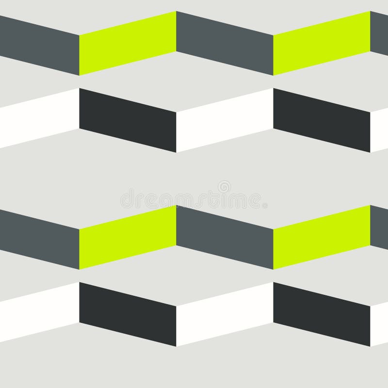 Abstract Shade Block Horizontal Seamless Pattern Stock Vector ...