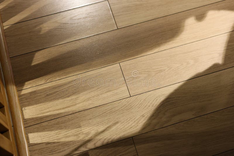 Abstract Shadows Cast on a Wooden Floor Space, Showcasing Unique ...
