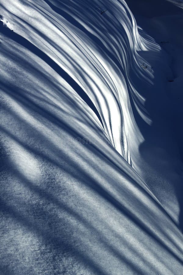 Abstract shadows on snow stock photo. Image of cold, diagonal - 1624664