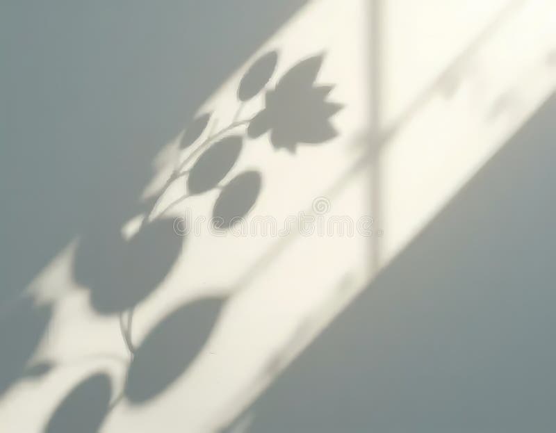 Abstract Shadows of Sunlight, Filtering through Leaves, on a Clean ...