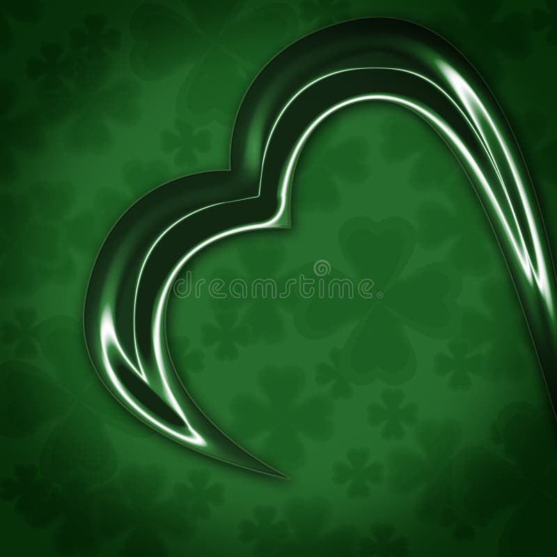 Abstract Shamrock stock illustration. Illustration of bevel - 1948782