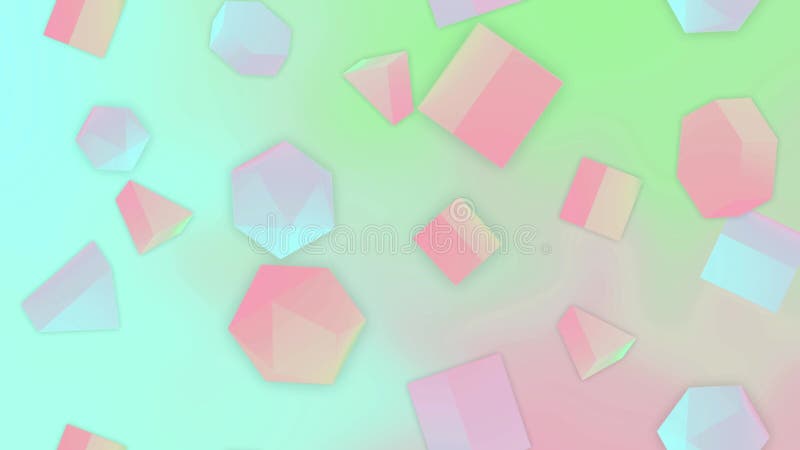 Abstract Shape Background. Geometric Shapes Loop Animation Stock Video ...