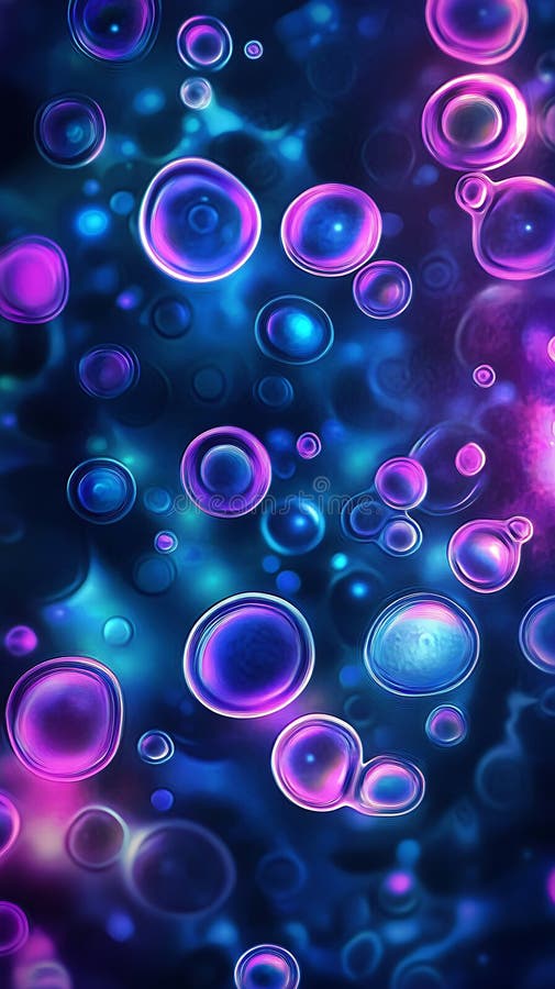 Abstract Shape Background Radiating with Dynamic and Glowing Light ...