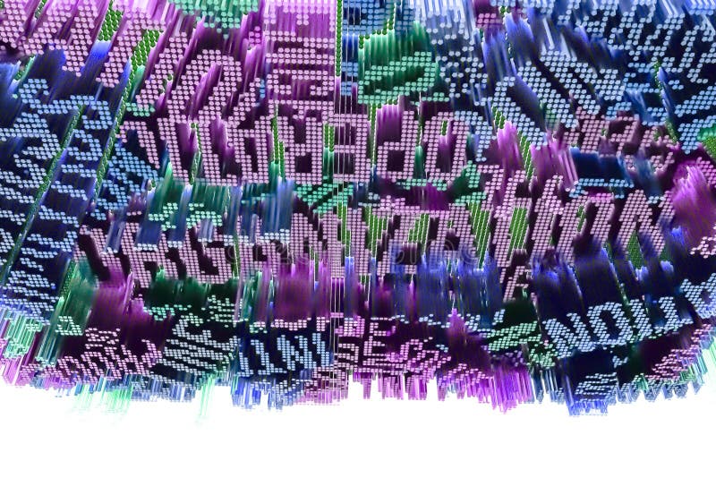 Abstract Shape Composition, Geometric Structure Block. Wallpaper Stock ...