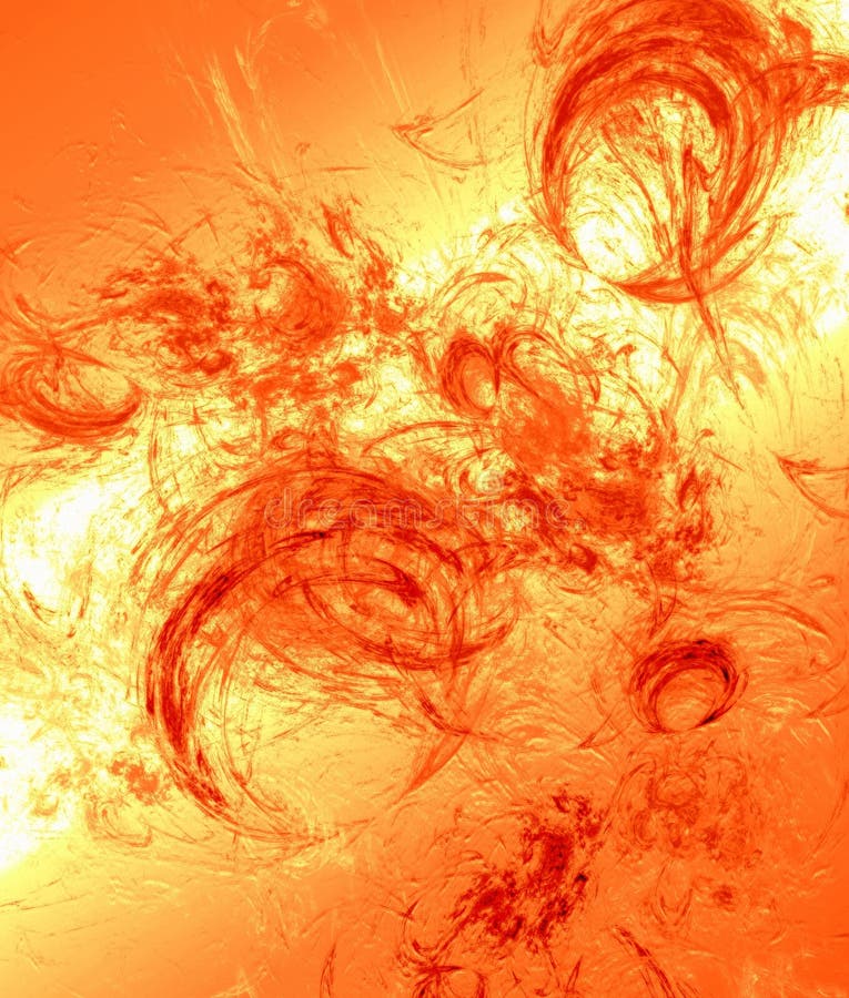 Orange Spectrum Poster with Abstract Geometric Pattern of Triangles ...