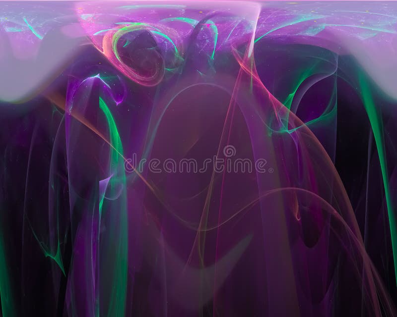Abstract Shape Dynamic Render Color Wave Effect Elegance Science ...