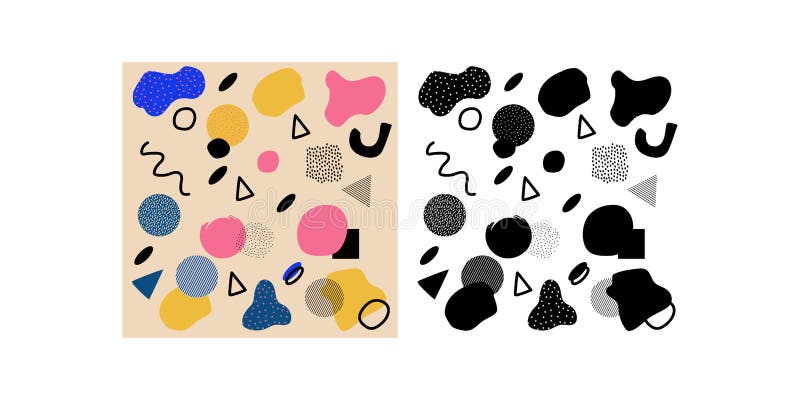 Abstract Shape Elements stock vector. Illustration of isolated - 267054367