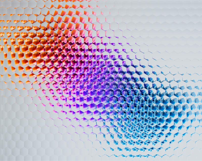 Abstract Shape Gradient Paper Paint Wallpaper Art Stock Illustration ...