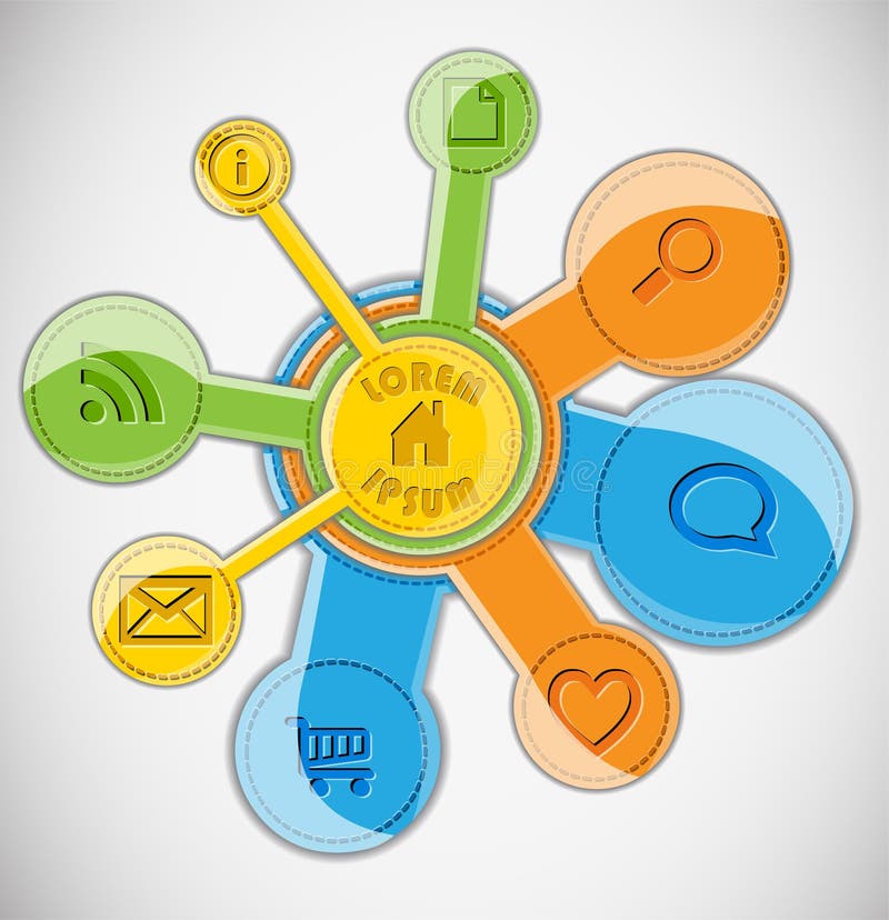 Abstract shape layout. stock vector. Illustration of geometric - 53140179