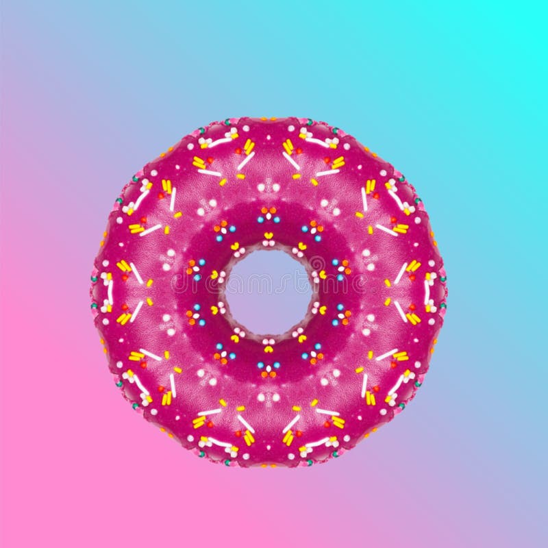 Abstract Shape Like a Donut Stock Photo - Image of abstract, 2020: ...