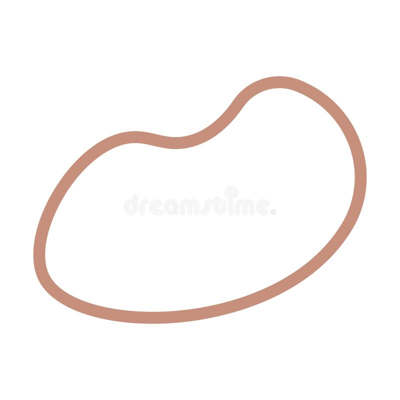 Abstract Shape Outline Contemporary Modern Boho Art Design Element ...