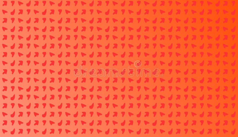 Abstract Shape Red Seamless Pattern Vector Cartoon Isolated ...