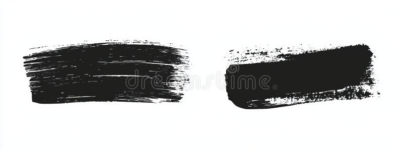 An Abstract Shape Smear Set with Texture, Based on Ink Smudges Abstract ...