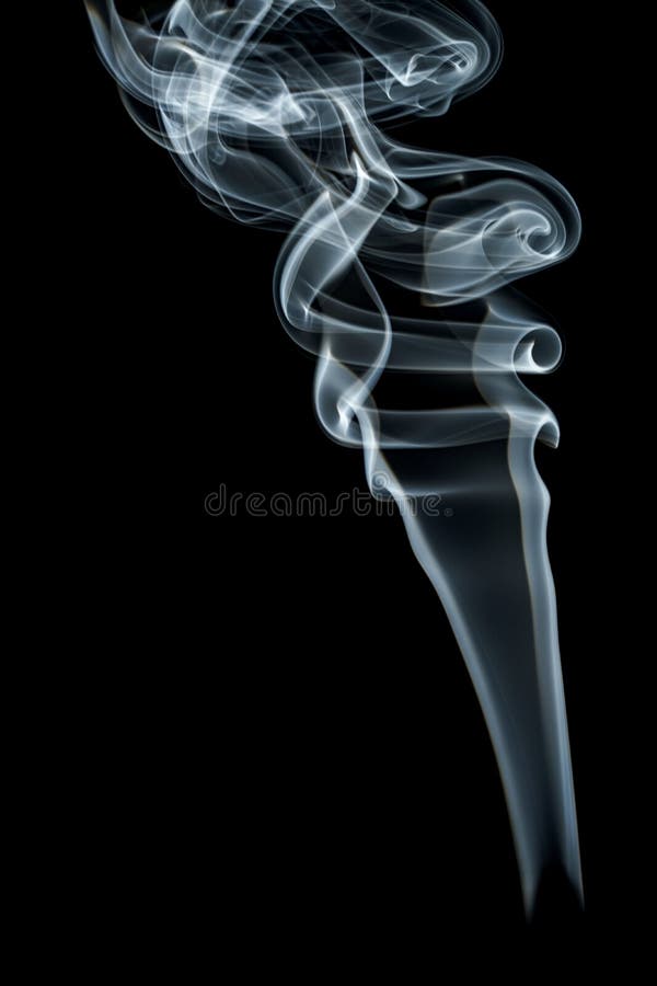 Abstract Shape Smoke on Black Background Stock Photo - Image of black ...