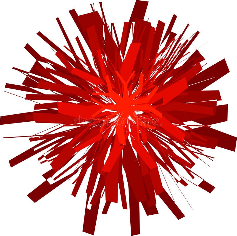 Abstract Shape. Stylized Star. Colorful Graphic Element for Design ...