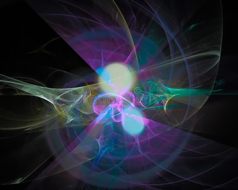 Abstract Shape Swirl Dynamic Motion Render Effect Elegance Science ...