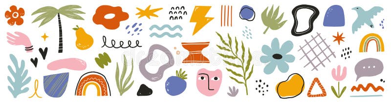 Pastel Flower Blob Shape Design Stock Illustrations – 586 Pastel Flower ...