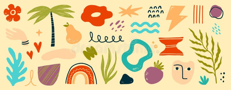 Pastel Flower Blob Shape Design Stock Illustrations – 586 Pastel Flower ...