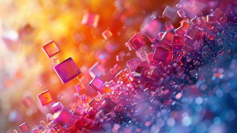 An Abstract Shape, Wallpaper, or Backdrop with a Square Scene for ...