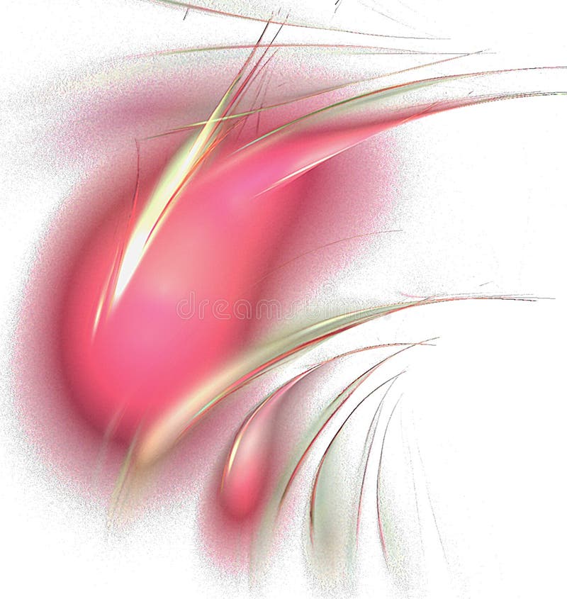 Abstract Shapeless Pink Pattern Without Background Stock Image