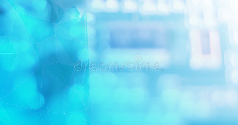 Abstract Shapes Background, Digital Tech Science Stock Illustration ...