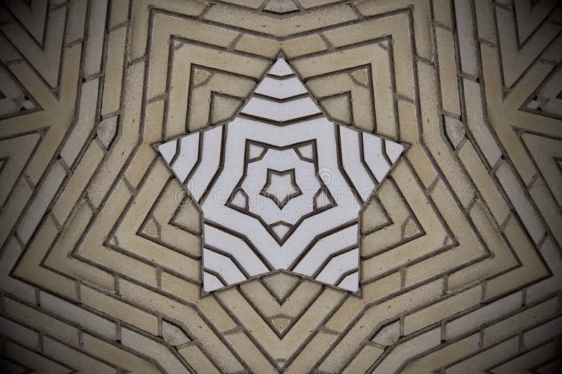 Abstract Shapes Bricks Pattern Stock Image - Image of repeated, motive ...