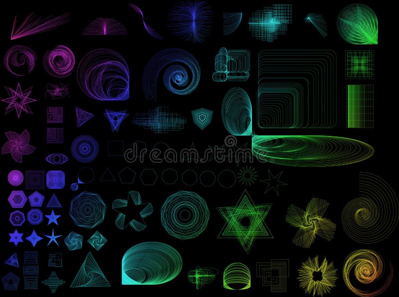 Colored Triangle Patterns stock vector. Illustration of purple - 18079098