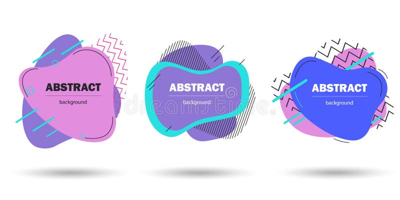 Abstract Shapes Form. Paper Style Stock Illustration - Illustration of ...