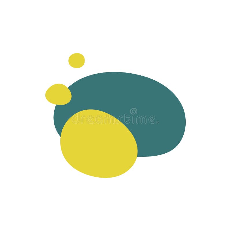 Abstract Shapes Fruit Inspiration. Hand Drawn Organic Shapes. Vector ...