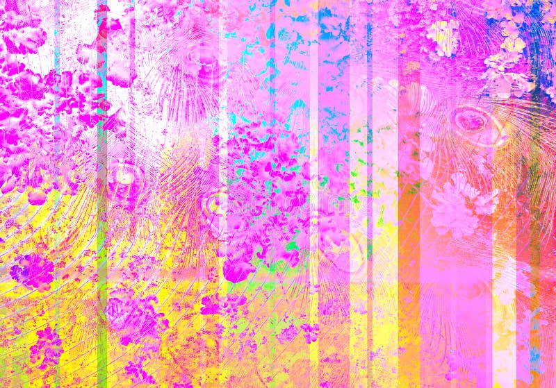 Abstract Shapes of Multiple Colors. Abstract Modern Pop Art Background ...